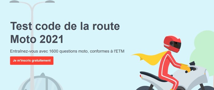 Code de la route moto - Epreuve théorique moto - ETM